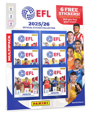 Panini: EFL Official Sticker Collection 2025/26 - Multipack